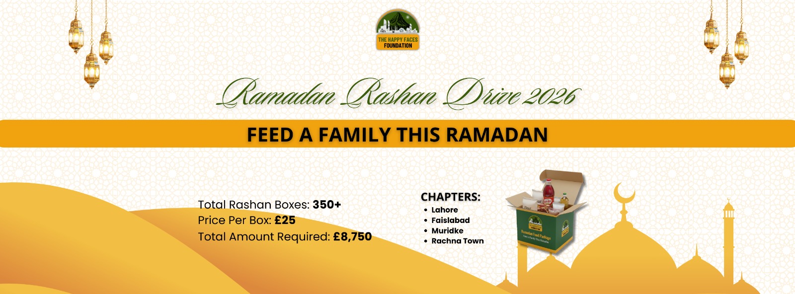 Ramadan Food Drive 2026 – Feed a Family with THE HAPPY FACES FOUNDATION ...